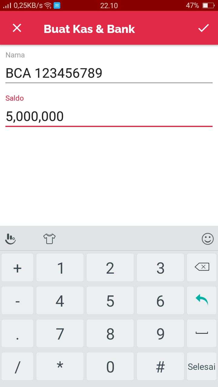 Menambah Akun Kas Bank Pada Accurate Lite - BisnisJadiMudah